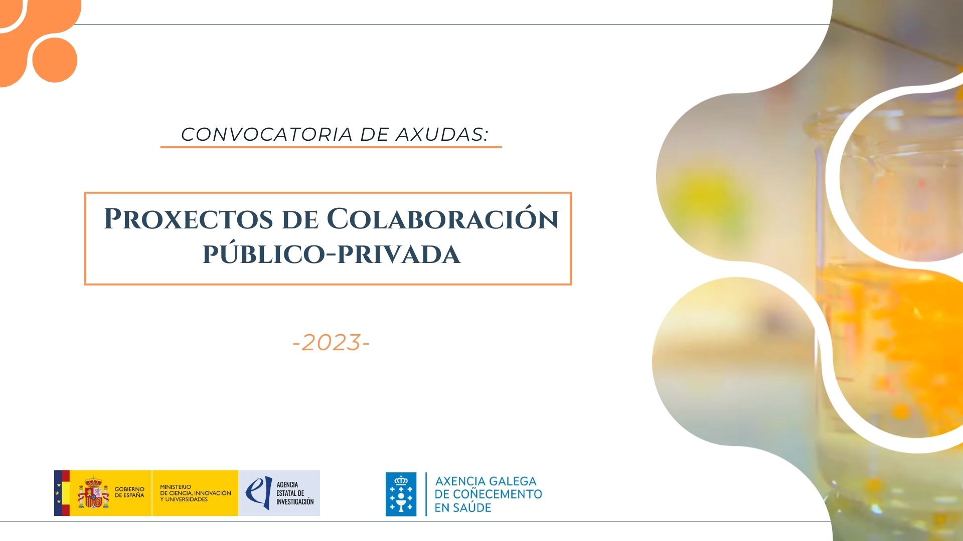 Convocatoria de Axudas a Proxectos de colaboración público-privada 2023 – AEI - Axencia de ...